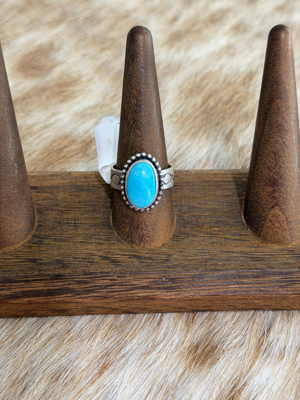 Size 9.5 Turquoise Wide Band Ring – Ranchin' Roots