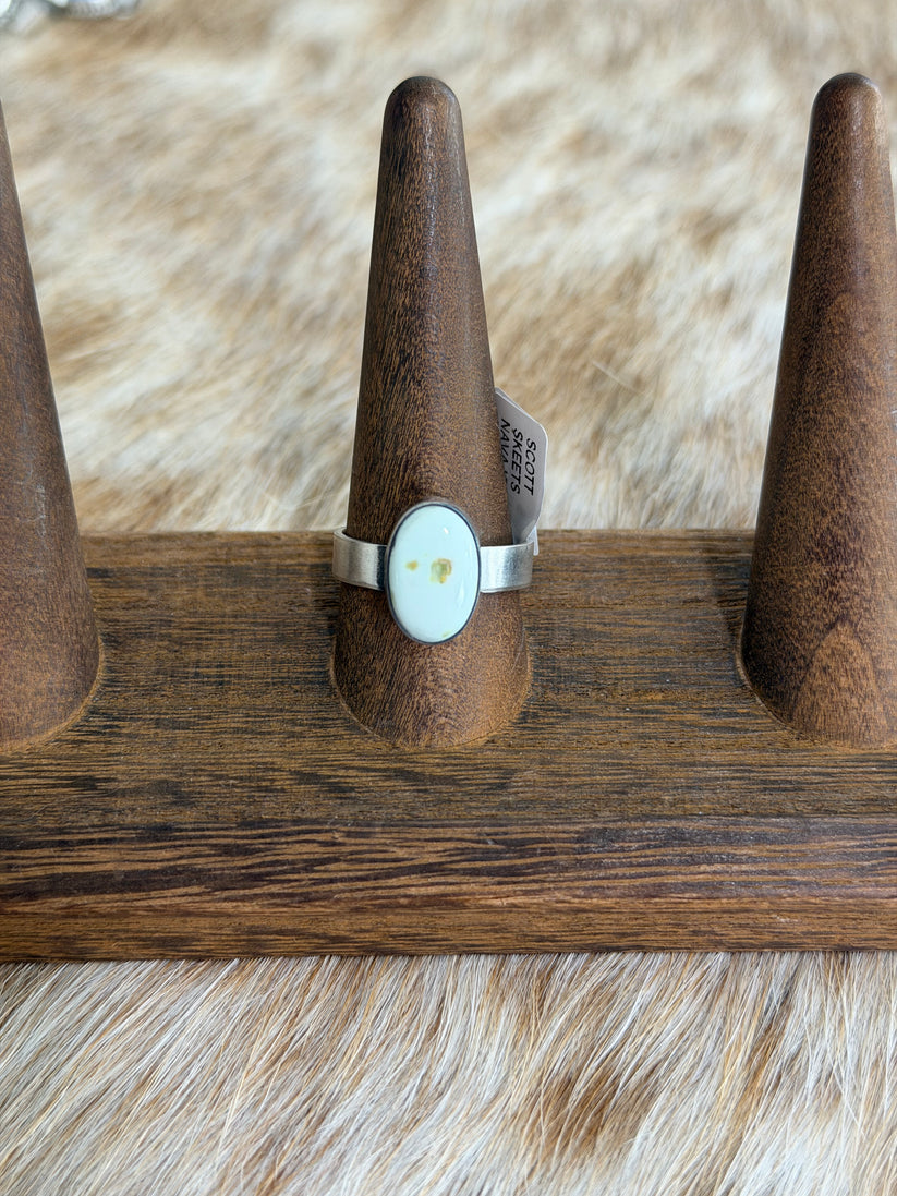 Adjustable Size 8-10 Palomino Variscite Wide Band Ring – Ranchin' Roots