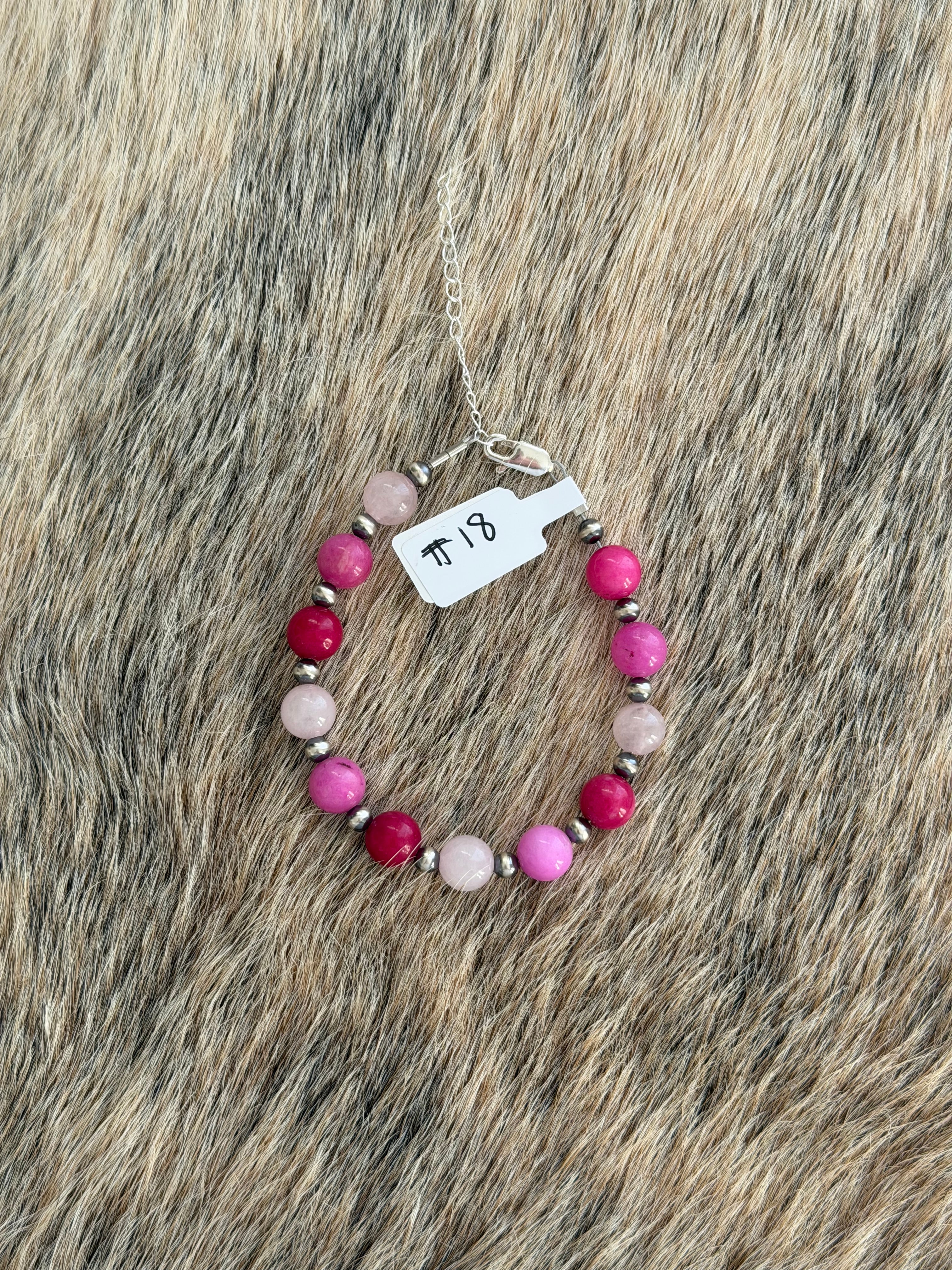 7" Pink Jade Bracelet – Ranchin' Roots