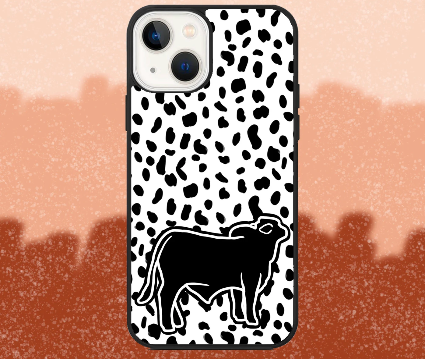 Brahman Dalmatian Print iPhone Case – Ranchin' Roots