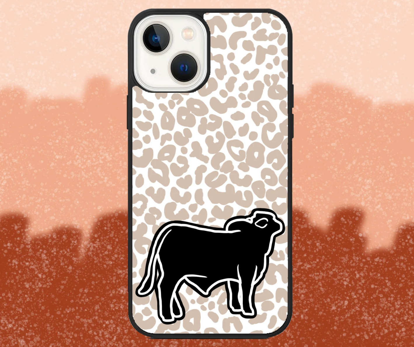 Brahman Leopard Print iPhone Case – Ranchin' Roots
